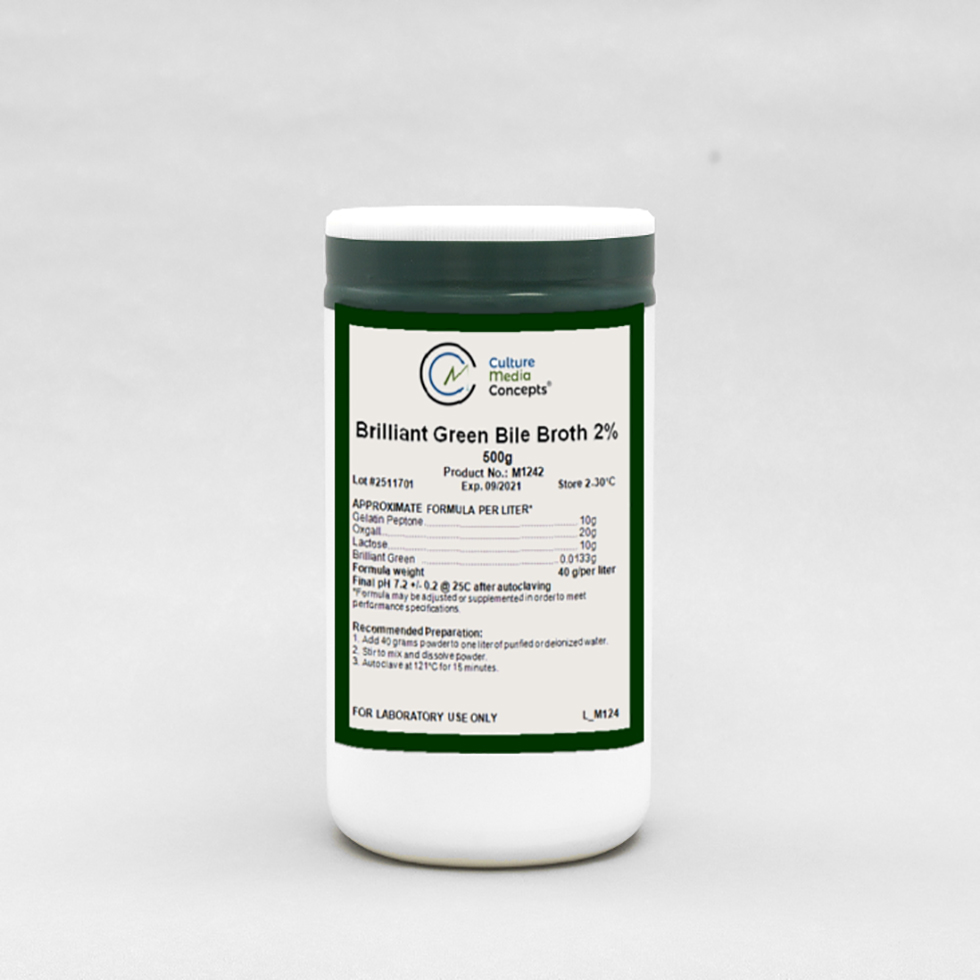Brilliant Green Bile Broth – Culture Media Concepts