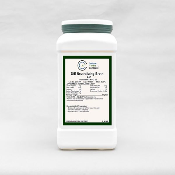 D/E Neutralizing Broth – Culture Media Concepts