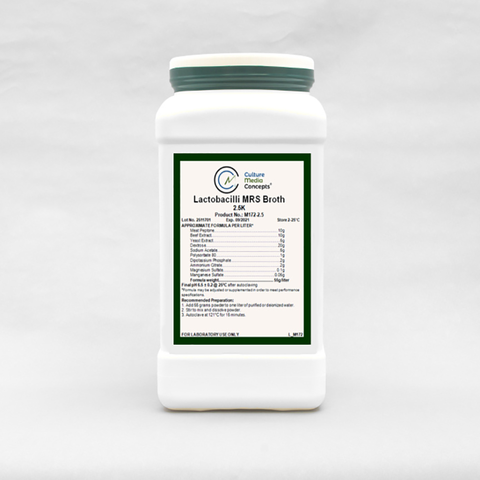 Lactobacilli MRS Broth – Culture Media Concepts