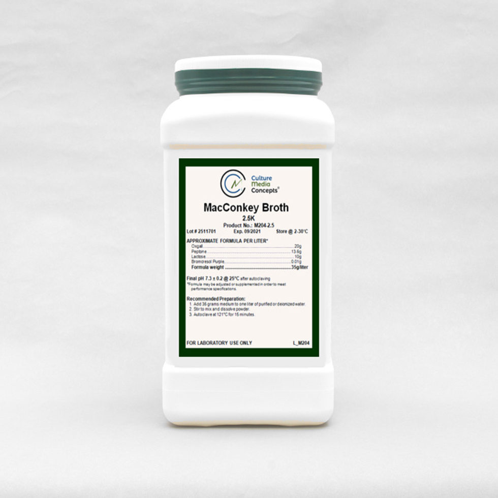 MacConkey Broth – Culture Media Concepts