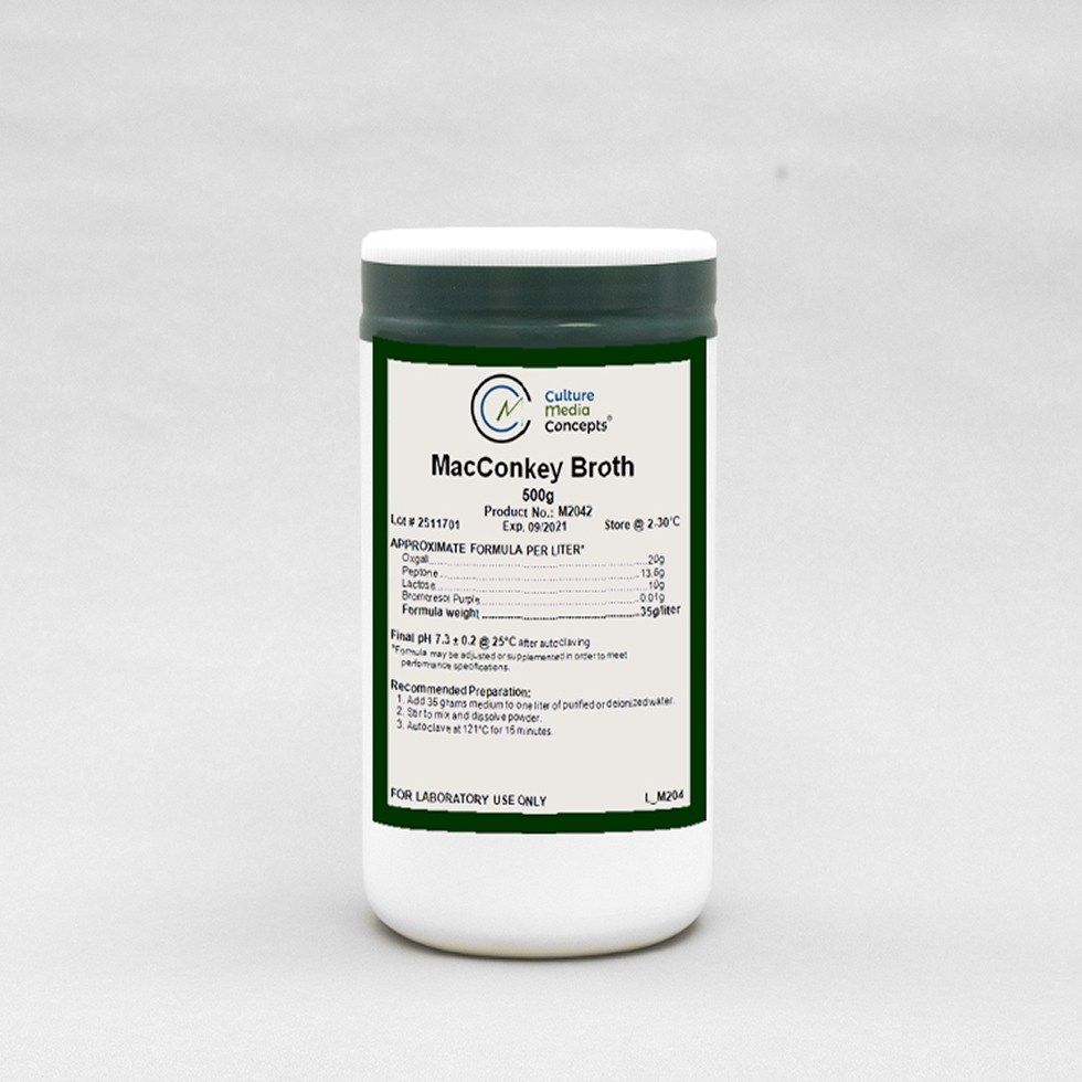 MacConkey Broth – Culture Media Concepts