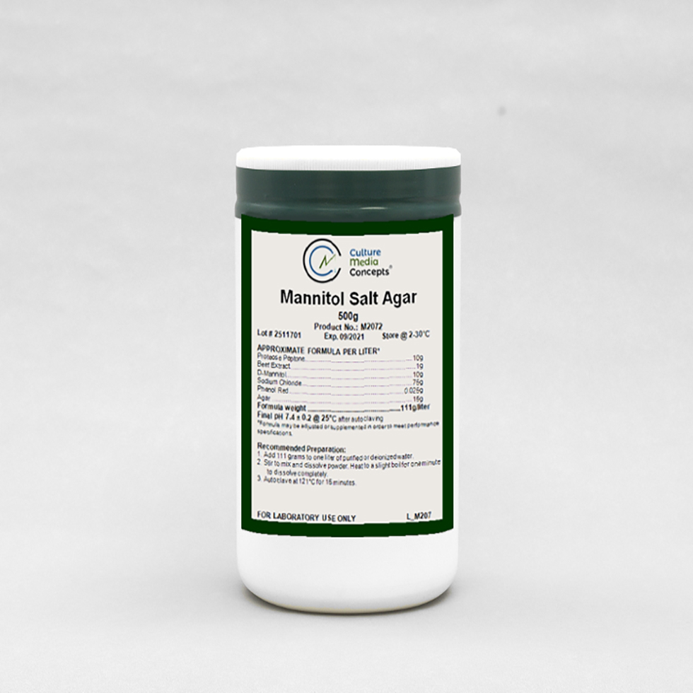 Mannitol Salt Agar – Culture Media Concepts